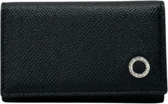 Bulgari unisex, Pre-owned, Noir, Taille: ONE Size Porte-cl&eacute;s Pre-owned