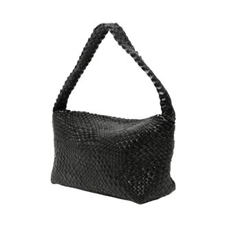 Ibeliv Aura Woven Leather Tote - - Bags - Damen - Schwarzk - ONE SIZE