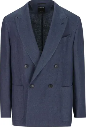Ermenegildo Zegna Homme, Vestes, Bleu, Taille: L Blazers