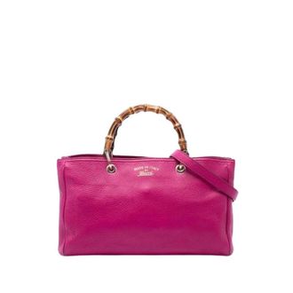 Gucci Pre-owned Bamboo Shopper - Femme - Pre-owned - Rose - Taille: ONE Size