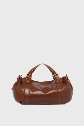 Gerard Darel Sac &agrave; main en cuir effet froiss&eacute; - 24H