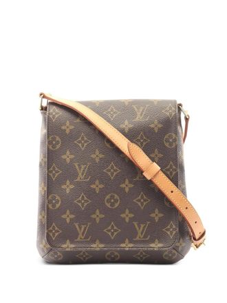 Louis Vuitton sac port&eacute; &eacute;paule &agrave; motif monogramm&eacute; (2002) - Marron