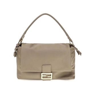 Fendi Baguette Soft Large - - Bags - Damen - Beige - ONE SIZE