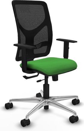 Piqueras y Crespo Sessel f&uuml;r Home Office mit 1D-Armen, h&ouml;henverstellbare Lendenwirbelst&uuml;tze, ausgestattet mit Syncro/Traslack und Schneideschaum, mit Rollen von 65 mm, 