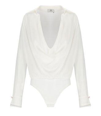 Elisabetta Franchi BLOUSE BODY IVOIRE ELISABETTA FRANCHI