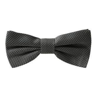 Dolce & Gabbana Gebundene Seiden Fliege mit Muster und verstellbarem Nackenband - - Accessories - Herren - Grau - ONE SIZE