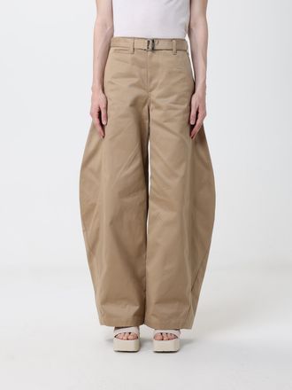 sacai Hose Damen Farbe Sand