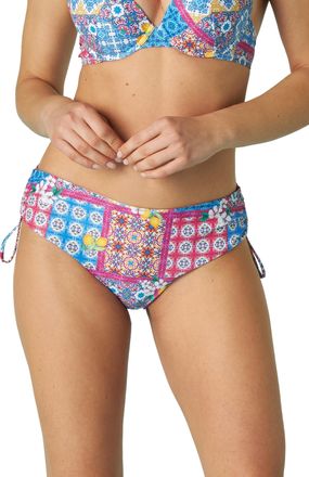 Lovable Damen Reggiseno Ferretto Con Apice Alto RCS Recycled Bikini, Majolika-Druck Zitronen, XXL