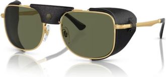 Persol Klassische Schwarze Sonnenbrille - - Accessories - unisex - Gelb - 53 MM