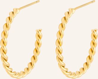 LULU Copenhagen Lulu Copenhagen Creolen Twisted Hoops gold