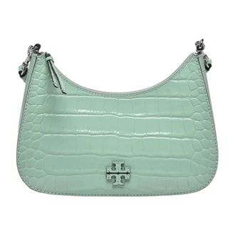 Tory Burch Femme, Sacs, Vert, Taille: ONE Size Thea Embossed Convertible