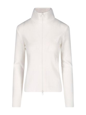 Courr&egrave;ges Merino Wool Zip Cardigan