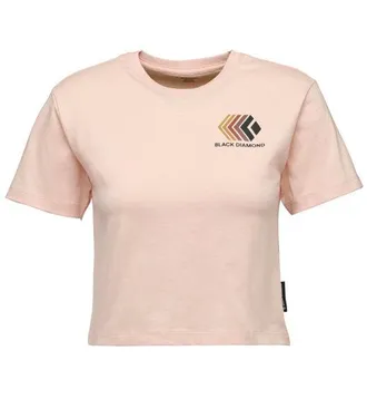 Black Diamond Faded Crop SS - T-Shirt - Damen