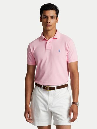 Polo Ralph Lauren Poloshirt Core Replen 710782592 Rosa Custom Slim Fit