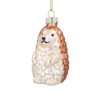 Gisela Graham Glas-Igel Weihnachtsdekoration