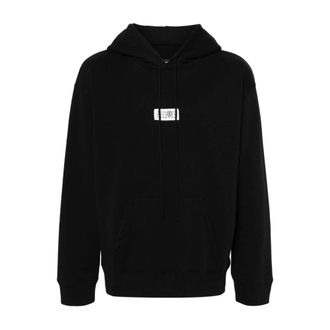 Maison Margiela Logo Hoodie - - Sweatshirts & Hoodies - Herren - Schwarzk - S