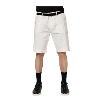 Dolce & Gabbana Baumwoll-Chino-Shorts mit Logodetails - - Shorts - Herren - Wei&szlig; - 5XL