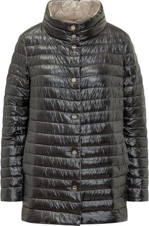 Herno Homme, Vestes, Noir, Taille: S A-Shape Reversible Puffer Jacket