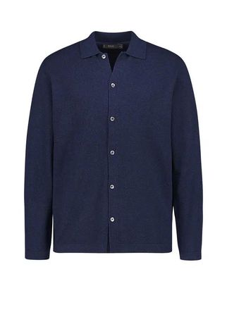 Boggi Milano Herren Pullover blau unifarben