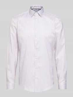 Jake*s Slim Fit Businesshemd mit Kentkragen