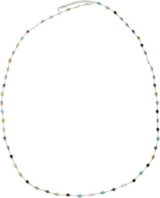 Dansk Copenhagen Eira Soft Waterproof Silver Stainless Steel Long Necklace - Polished Finish - - Accessories - Damen - Grau - ONE SIZE