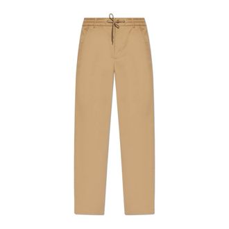 Moncler Homme, Pantalons, Beige, Taille: XL Pantalon en coton