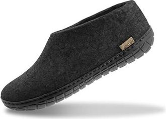 Glerups dk Modell AR-02 Mixte Adulte Pantoufles en Feutre,Chaussons, Noir (Charcoal),41 EU