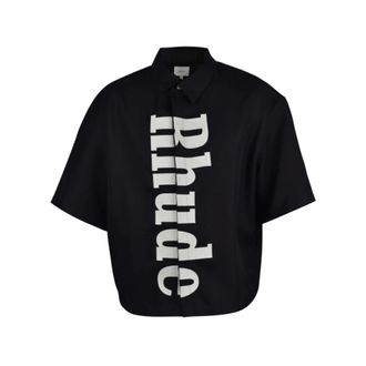 Rhude Herren, Shirts, Schwarzk, SGr&ouml;&szlig;e