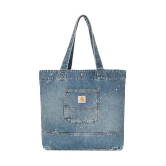 Carhartt Work in Progress Denim Tote - - Bags - Herren - Blau - ONE SIZE