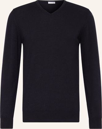 Seidensticker Seidensticker Pullover Aus Merinowolle blau