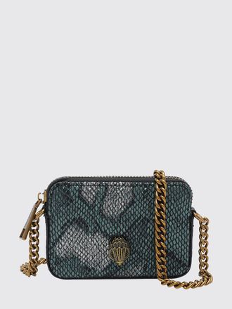 Kurt Geiger Kensington Mini-Kameratasche mit Python-Print und Kettenriemen