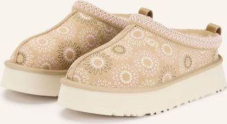 UGG Plateau-Pantoletten Tazz Sun Stitch beige
