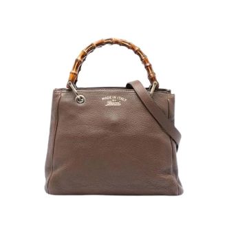 Gucci Pre-owned Bamboo Shopper - Femme - Pre-owned - Brun - Taille: ONE Size