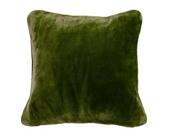 G&ouml;zze Housse de Coussin Premium Cashmere-Feeling, Lot de 2, 500 g/m&sup2;, 50 x 50 cm - Vert fonc&eacute;