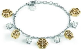 Philipp Plein Edge Bicolour Stahlarmband - - Accessories - Damen - Grau - ONE SIZE