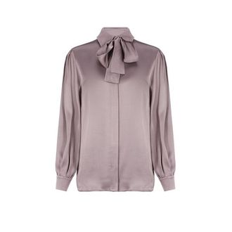 Alberta Ferretti Chemise en soie m&eacute;lang&eacute;e