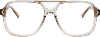 Dsquared2 Homme, Accessoires, Beige, Taille: 57 MM Lunettes Optiques &Eacute;l&eacute;gantes D2 0145