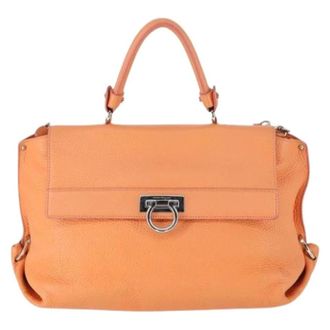 Ferragamo Pre-owned Sofia Satchel - - Pre-owned - Damen - Orange - ONE SIZE