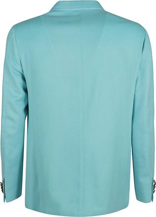 Sartorio Wool Blazer - Turquoise