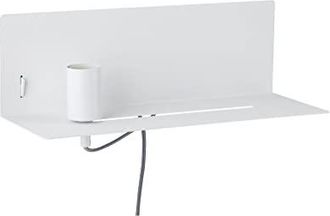 Paulmann 96774 Wandleuchte Devara USB C max. 40W dimmbar 400x170mm Weiß matt Metall E27