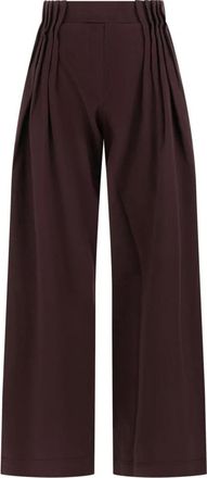 Dries Van Noten Pantalon large - Femme - Pantalons - Rouge - Taille: 36 FR