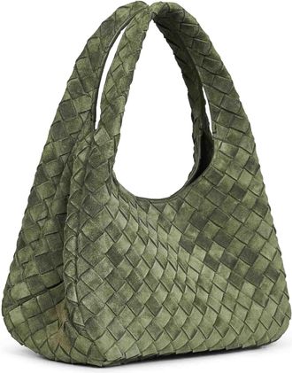 Bottega Veneta Small Campana Shoulder Bag - Green