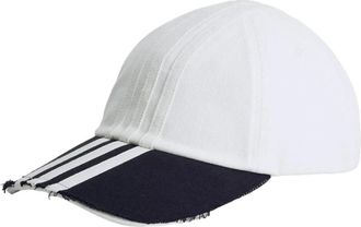 Yohji Yamamoto Homme, Accessoires, Blanc, Taille: M Stripes Cap