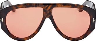 Tom Ford Femme, Accessoires, Brun, Taille: 60 MM Ft1044 Bronson Lunettes de soleil