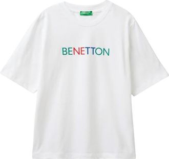 Benetton T- Shirt 3bl0d1064, Multicolore 901, Medium Femme