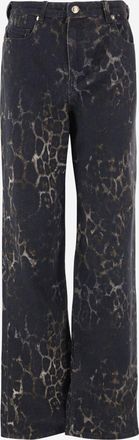 Just Cavalli Pantalon en coton stretch &agrave; imprim&eacute; animal