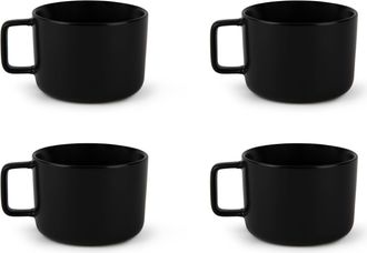 Excelsa Nordic Set mit 4 Jumbo-Tassen, Keramik, Steingut, Fassungsvermögen: 210 ml