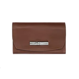 Longchamp Portefeuille Acajou 204 - Femme - Accessoires - Brun - Taille: ONE Size