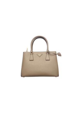 Prada Beige Saffiano leather small Galleria bag