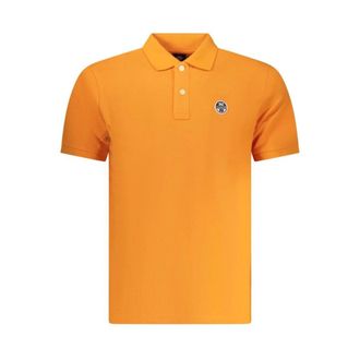 North Sails Homme, Tops, Orange, Taille: S Arancione Cotton Polo